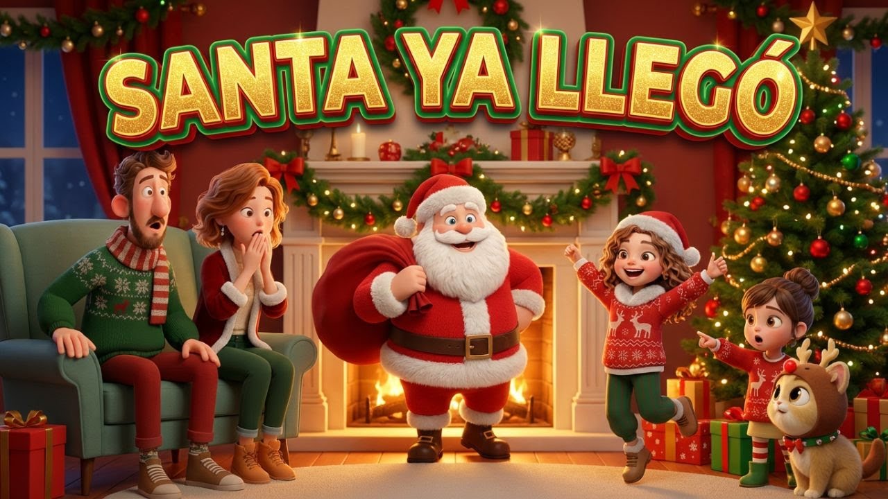 Santa ya Está Aquí - Versión Infantil | Titi y Reni - YouTube