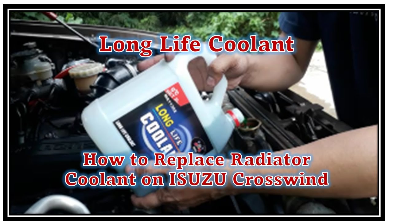 How to Replace Radiator Coolant On ISUZU Crosswind - YouTube