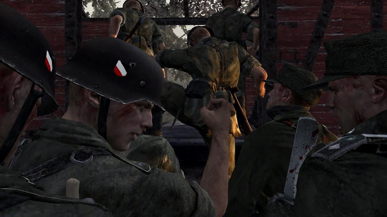 Playing as a German 9th Army Panzer IV in COD World at War | Battle of ...