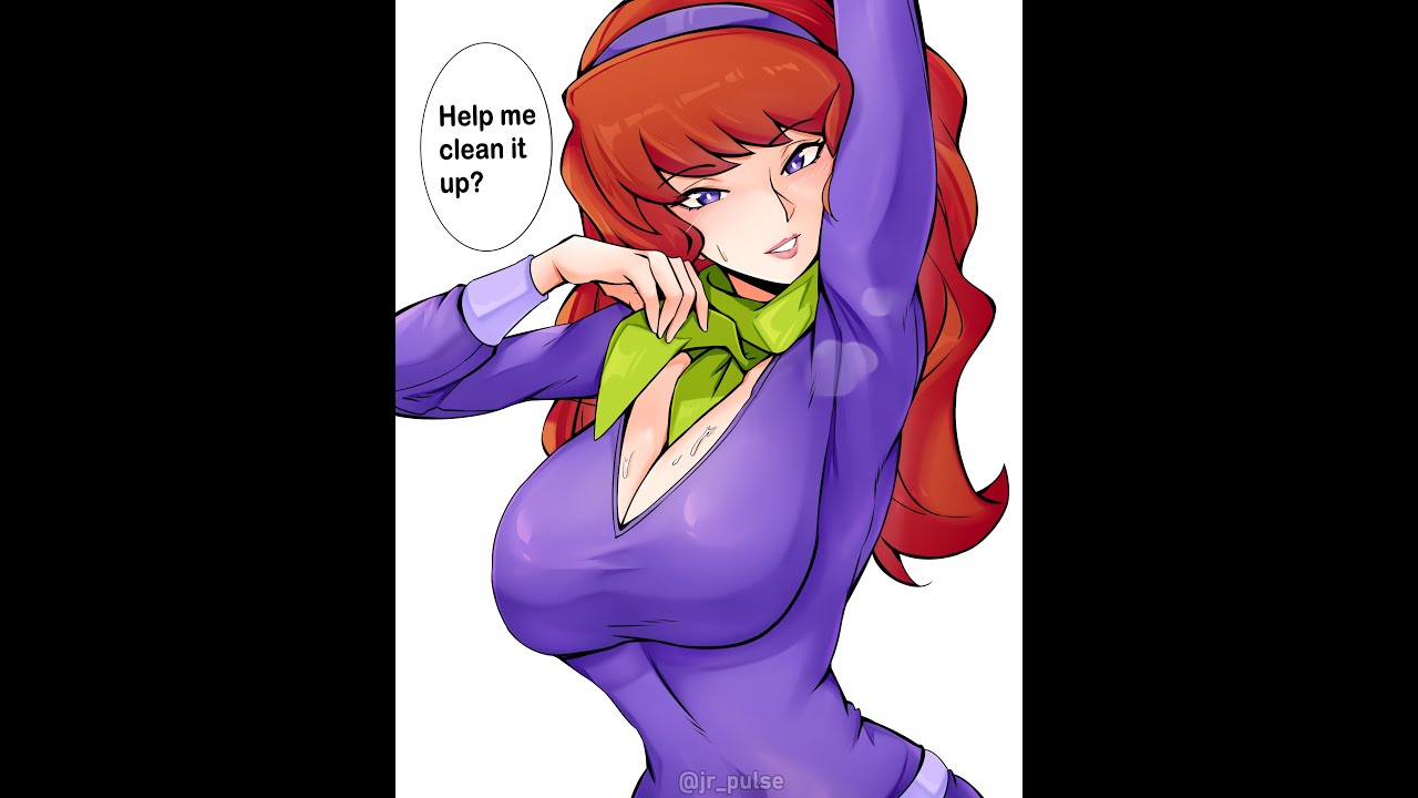 Drawing Process Fanart scooby doo daphne blake - YouTube