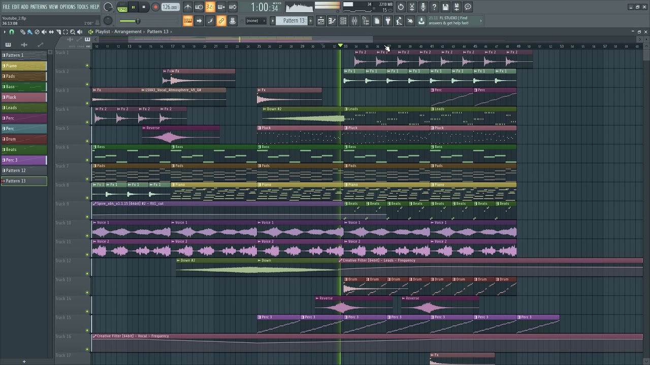 Fl Studio - Atmospheric Sound (FREE FLP) - YouTube