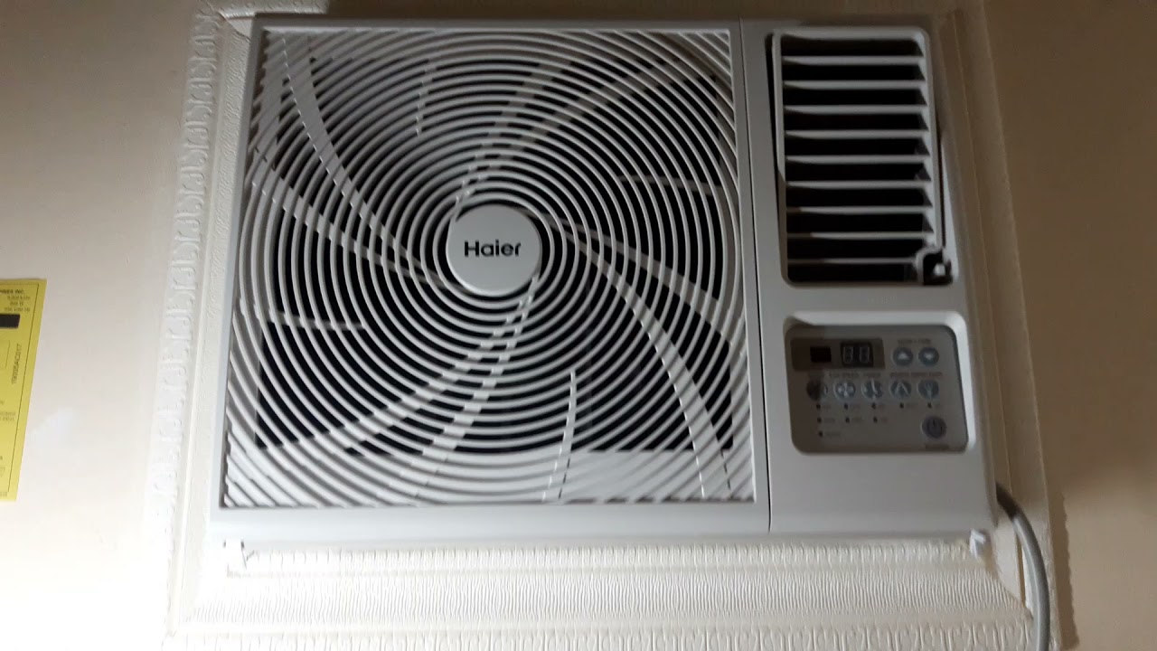 1 hp Haier Window Type Aircon - YouTube