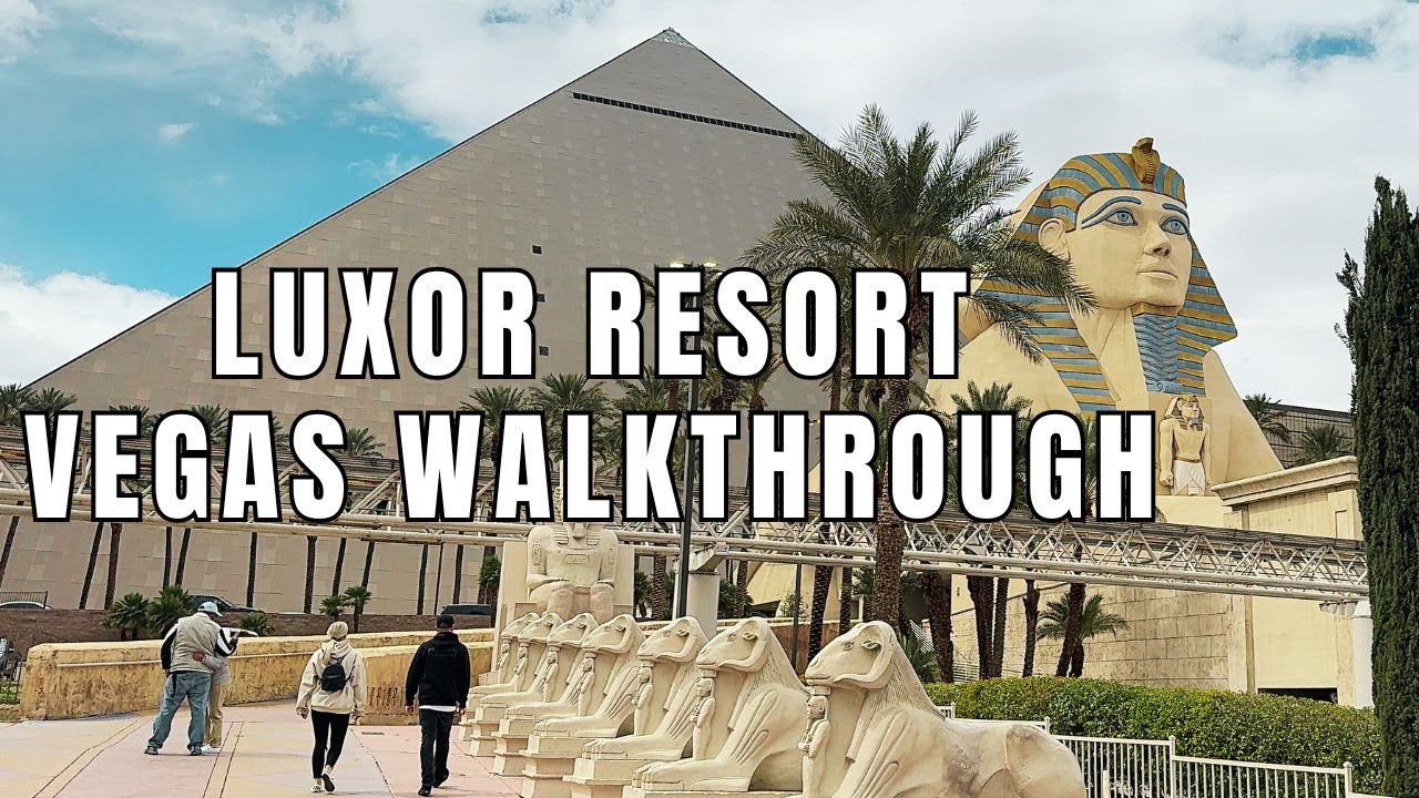 Vegas Resort Walkthrough Luxor Hotel & Casino Walking Tour Pyramid ...