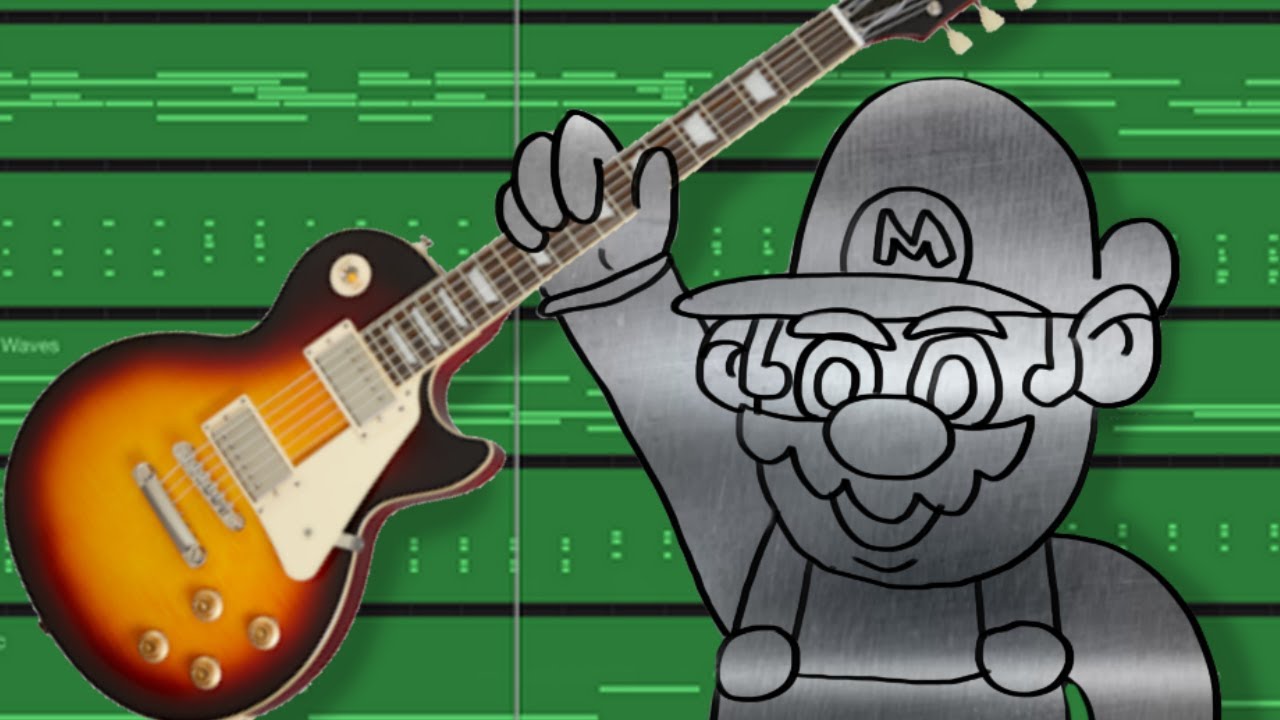 Metal Mario Theme in Garage Band - YouTube