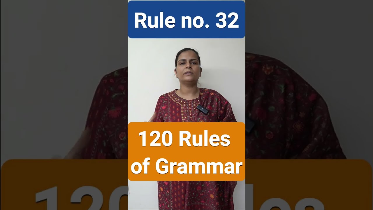 120 Rules Of Grammar Rule 32 Grammar Rules Nimisha Bansal YouTube 120-rules-of-grammar-rule-32-grammar-rules-nimisha-bansal-youtube