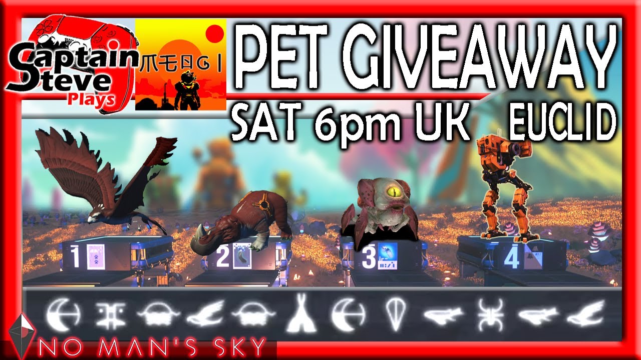No Man's Sky Pet Walker Hippo Bird Critter Egg Giveaway Meogi and ...