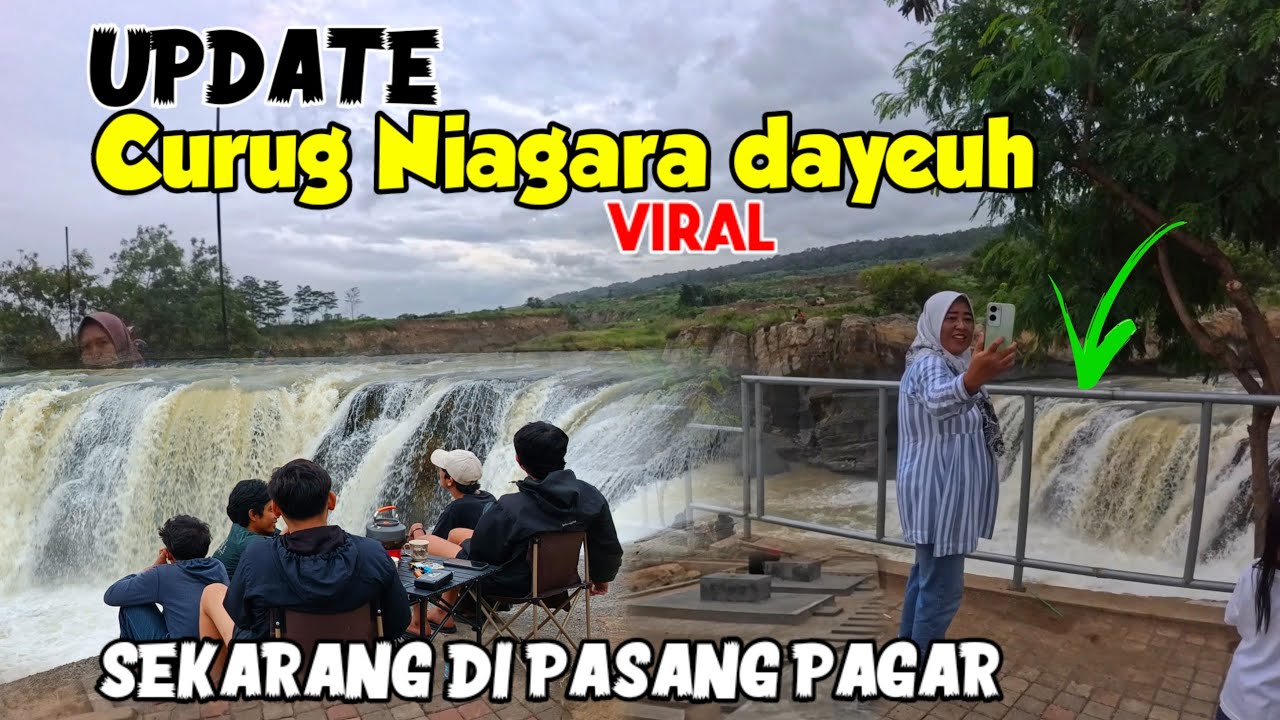 update wisata viral jonggol MULAI TERLIHAT MENARIK CURUG NIAGARA DAYEUH ...
