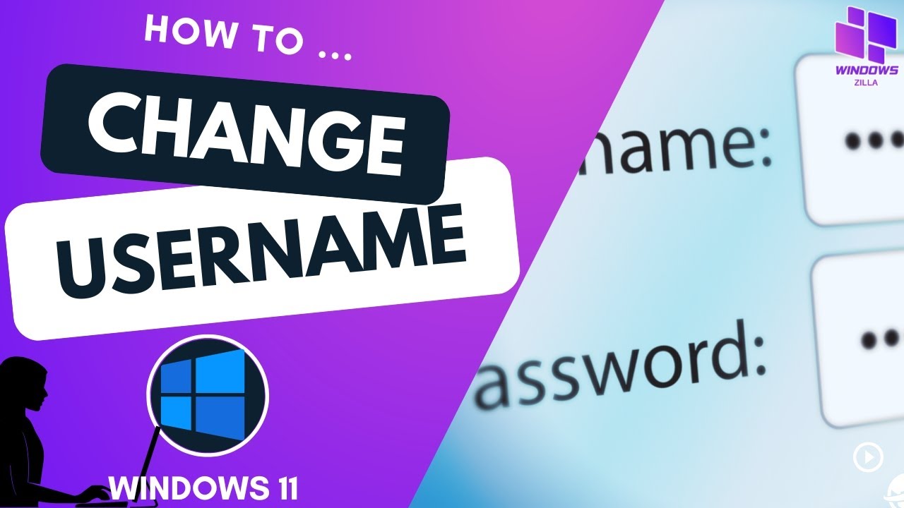 Change USERNAME on Windows 11 - YouTube