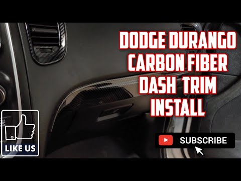Dodge Durango Carbon Fiber Dash Install... - YouTube