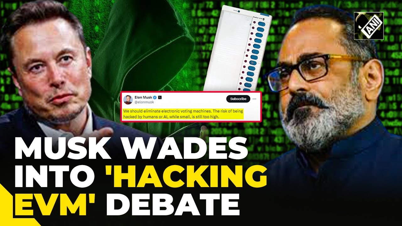 Elon Musk-Rajeev Chandrasekhar engage in a banter over EVM safety, Rahul Gandhi joins debate ...