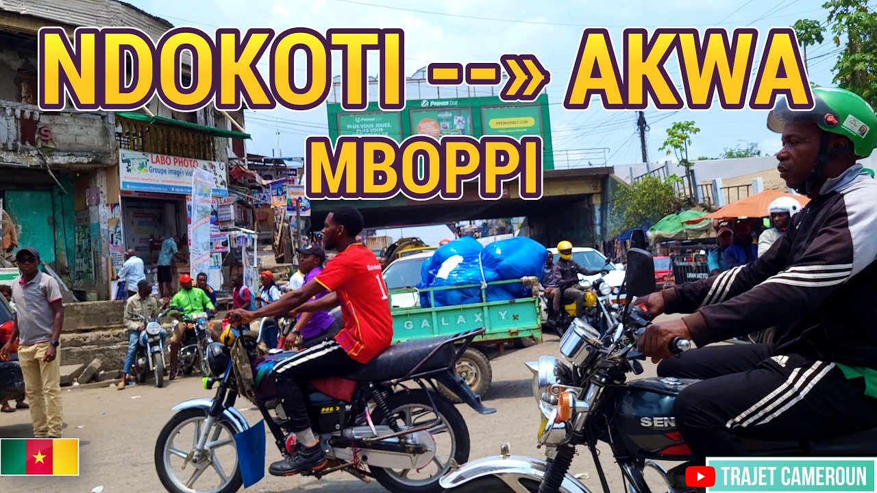 (DOUALA) du Carrefour Ndokoti à la Douche d'Akwa par Mboppi - YouTube