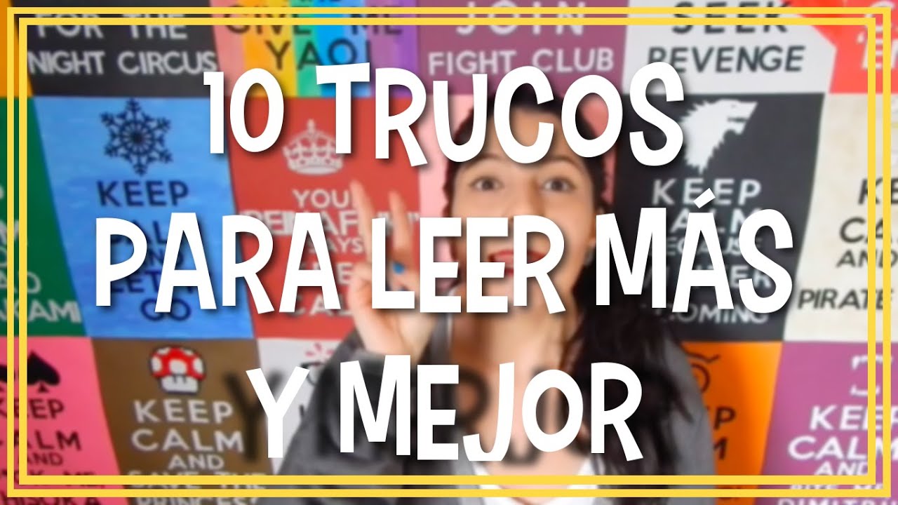 Cómo leer más rápido y comprender mejor II #MaratonesDeLectura - YouTube