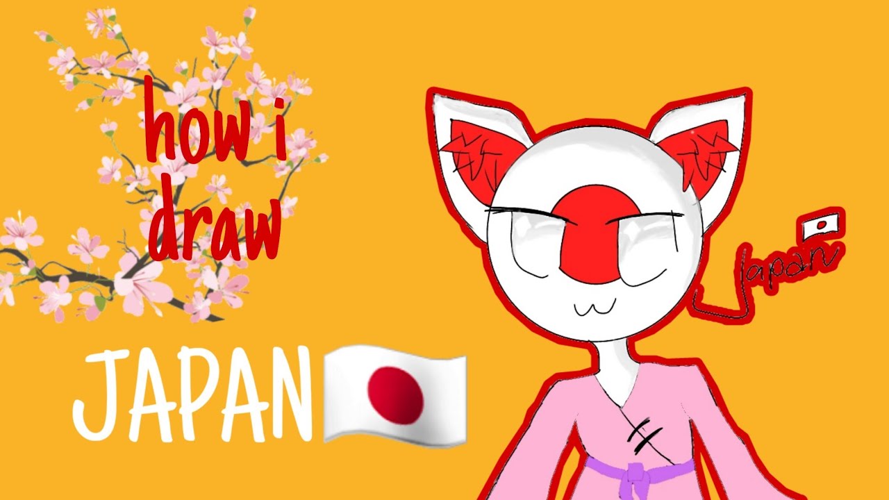 How i draw JAPAN🇯🇵 (countryhumans) (i tried my best🙃) - YouTube