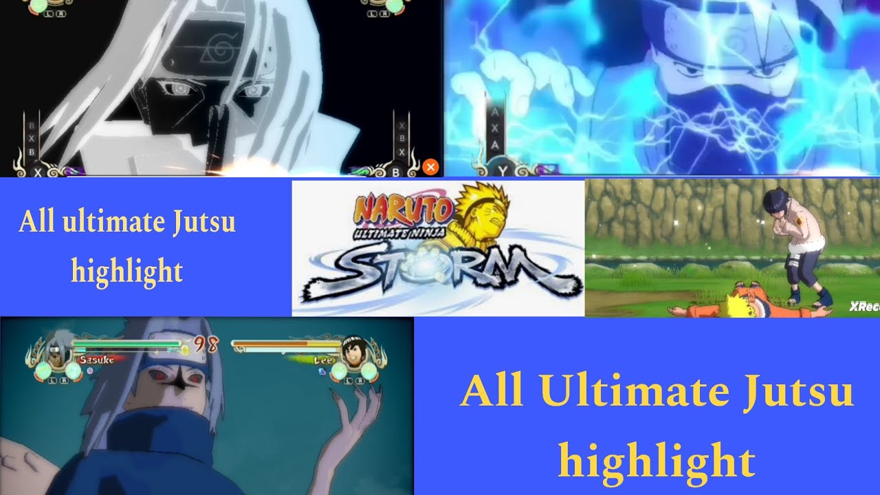 Naruto Shippuden ultimate ninja storm | All high light ultimate Jutsu ...
