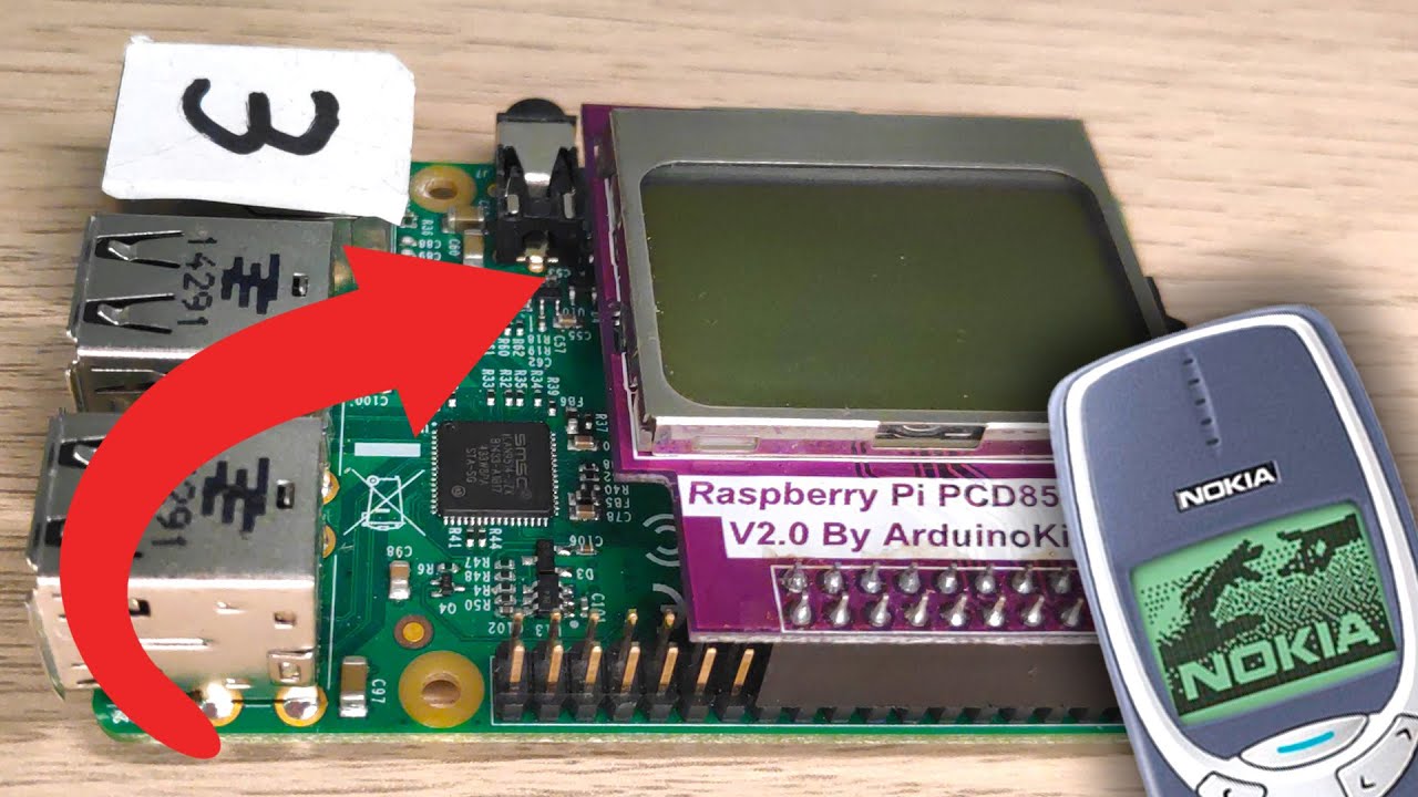 I put an old Nokia screen on my Raspberry Pi - YouTube