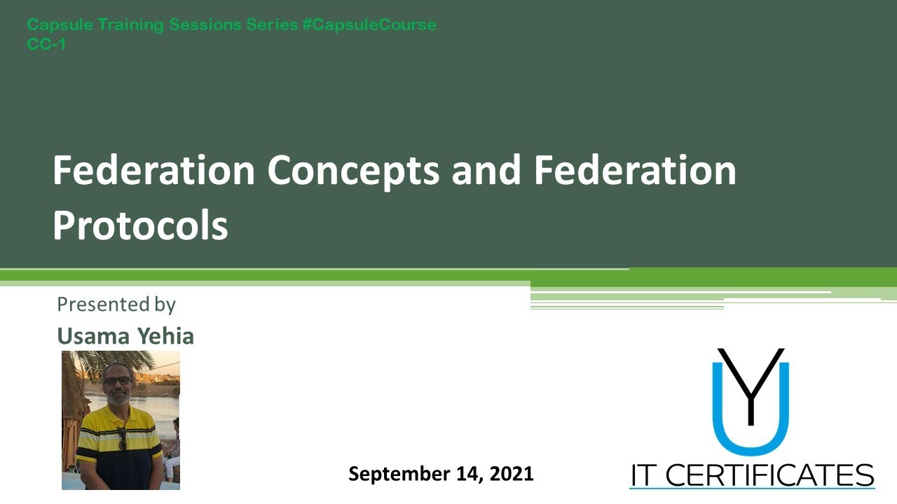 Federation Concept and Federation Protocols - YouTube