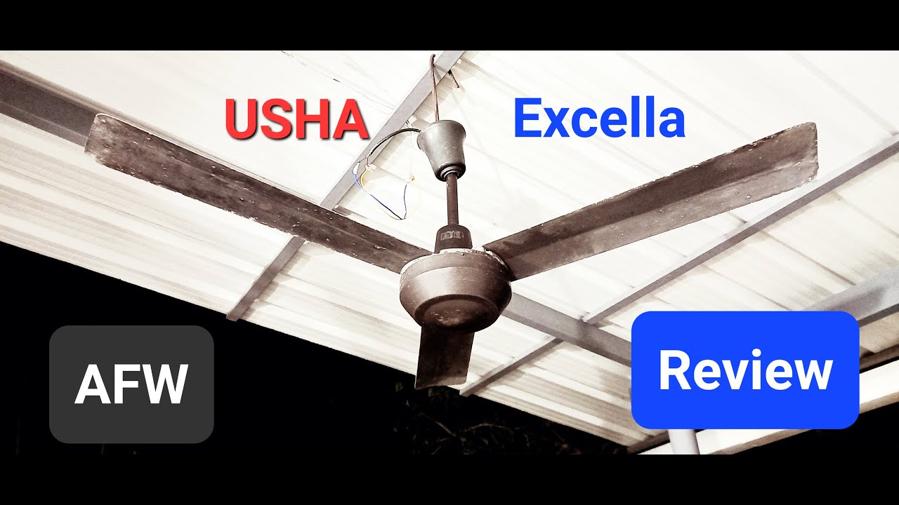 USHA Excella ceiling fan |1200mm |1980s model| AFW | - YouTube