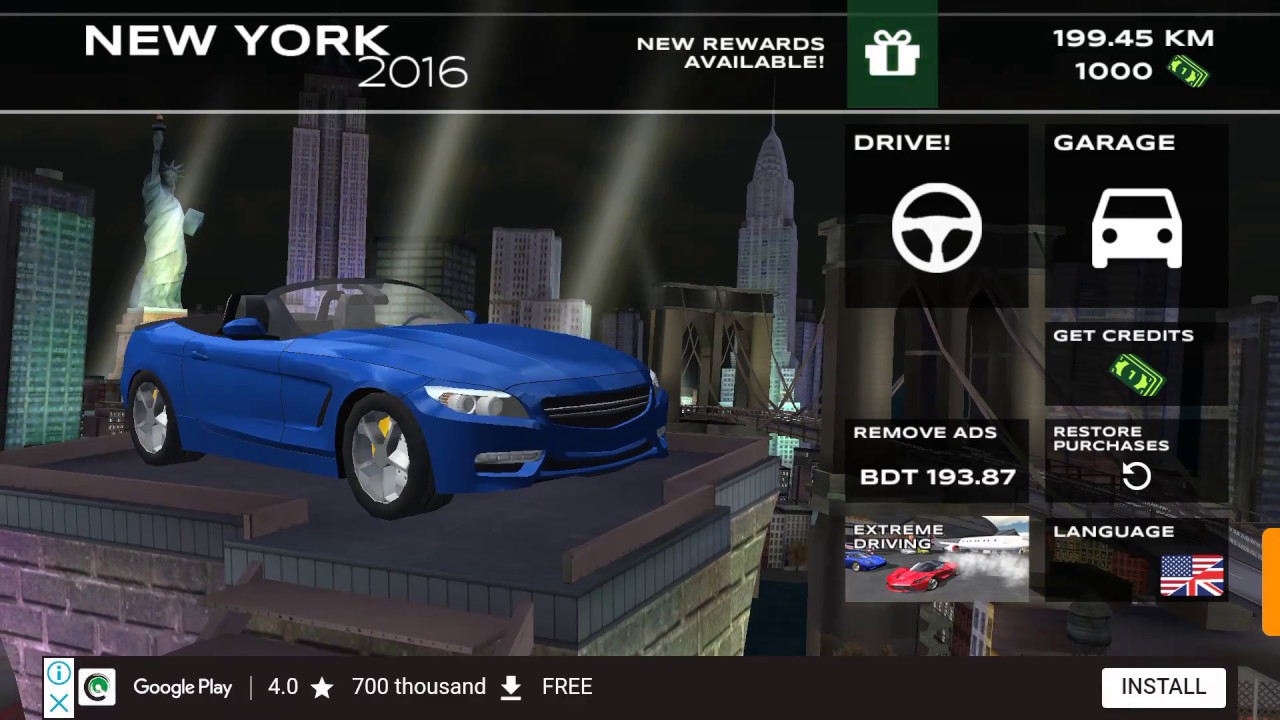 traffic (mode) manhattan streets Extreme Car Driving simulator - YouTube