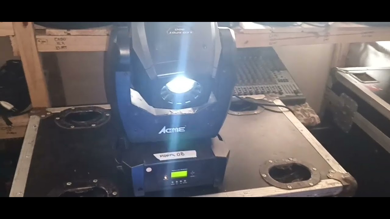 Moving acme spot led 300 - YouTube