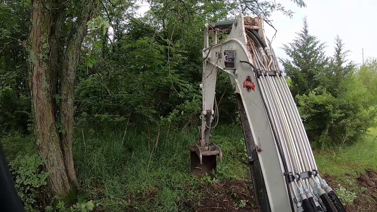 Clearing A Building Lot And Building A Driveway - YouTube