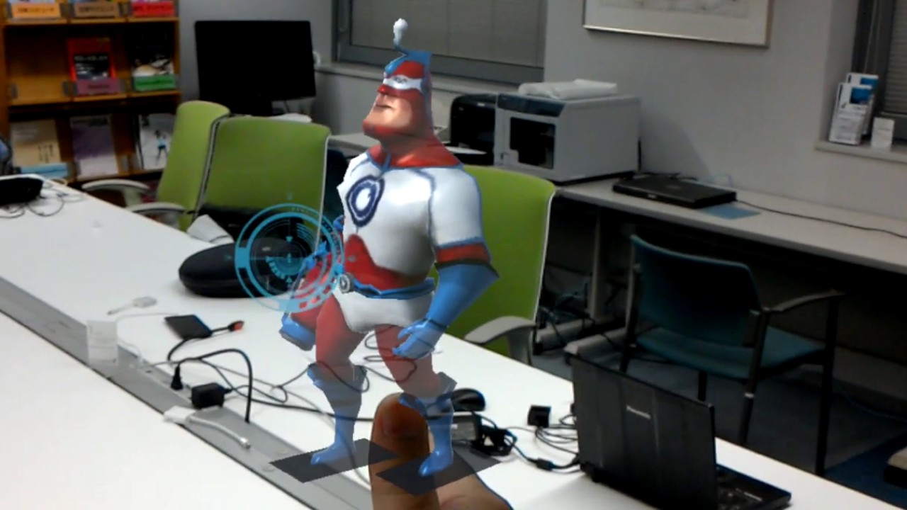 AR Shooter by Using HoloLens and EMG sensor - YouTube