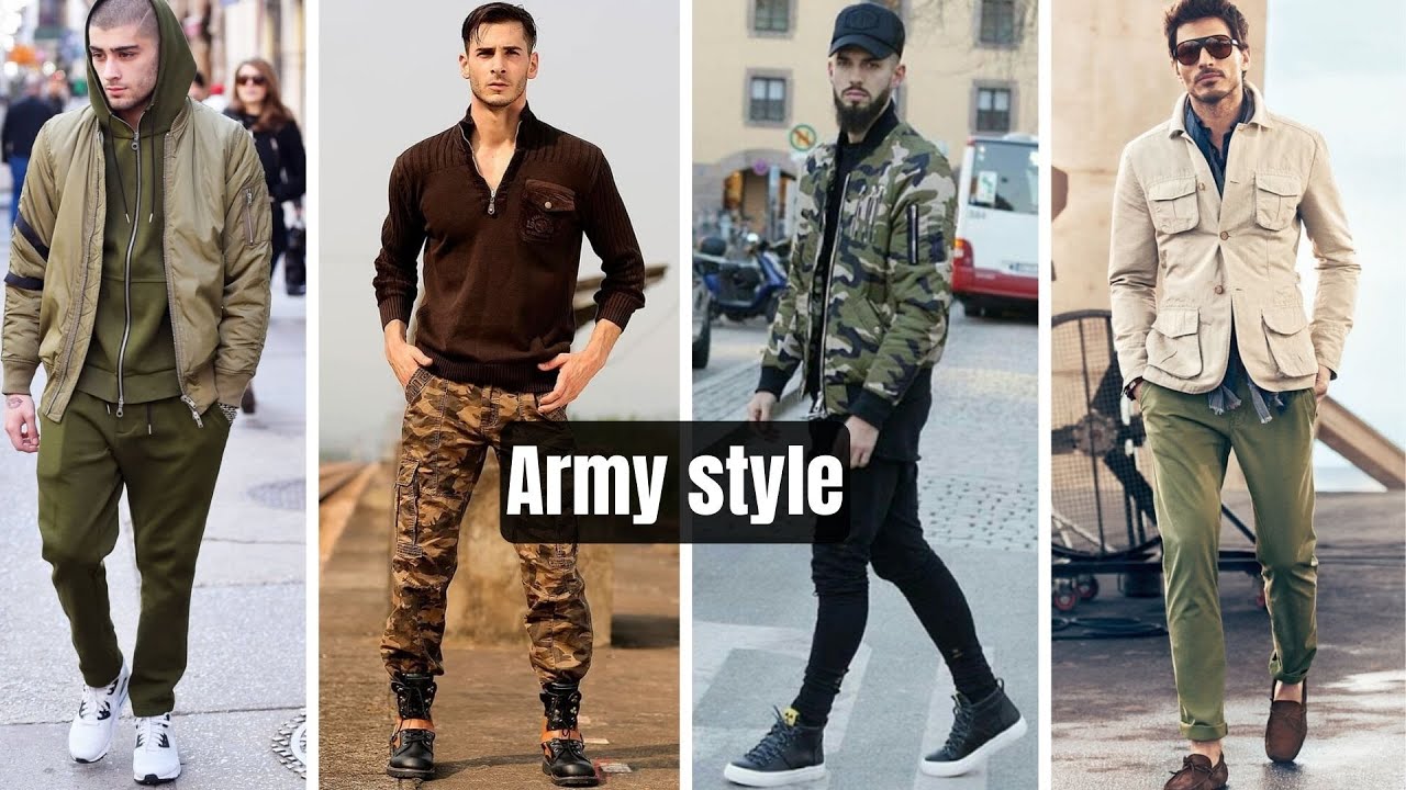 AUTUMN ARMY STYLE. 10 style available at Amazon - YouTube