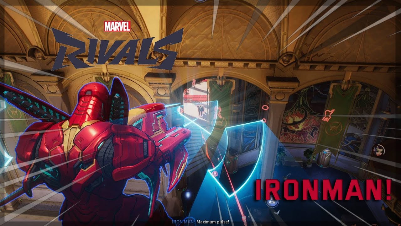 Marvel Rivals Alpha Test IRONMAN Gameplay! (No Commentary) - YouTube