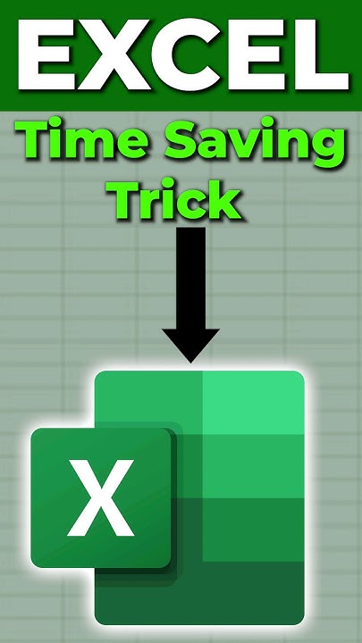 Excel shorts trick || Excel time saving tick in Excel || Excel short video @aiyoit - YouTube
