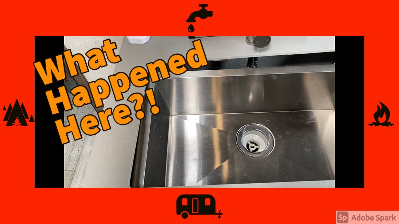 RV Sink Repair-What to do when your sink falls out - YouTube