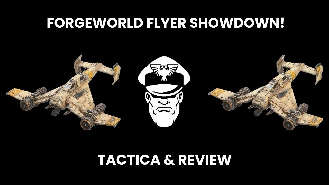 Forgeworld Flyer Showdown! - 9th Ed. Warhammer 40,000 - YouTube