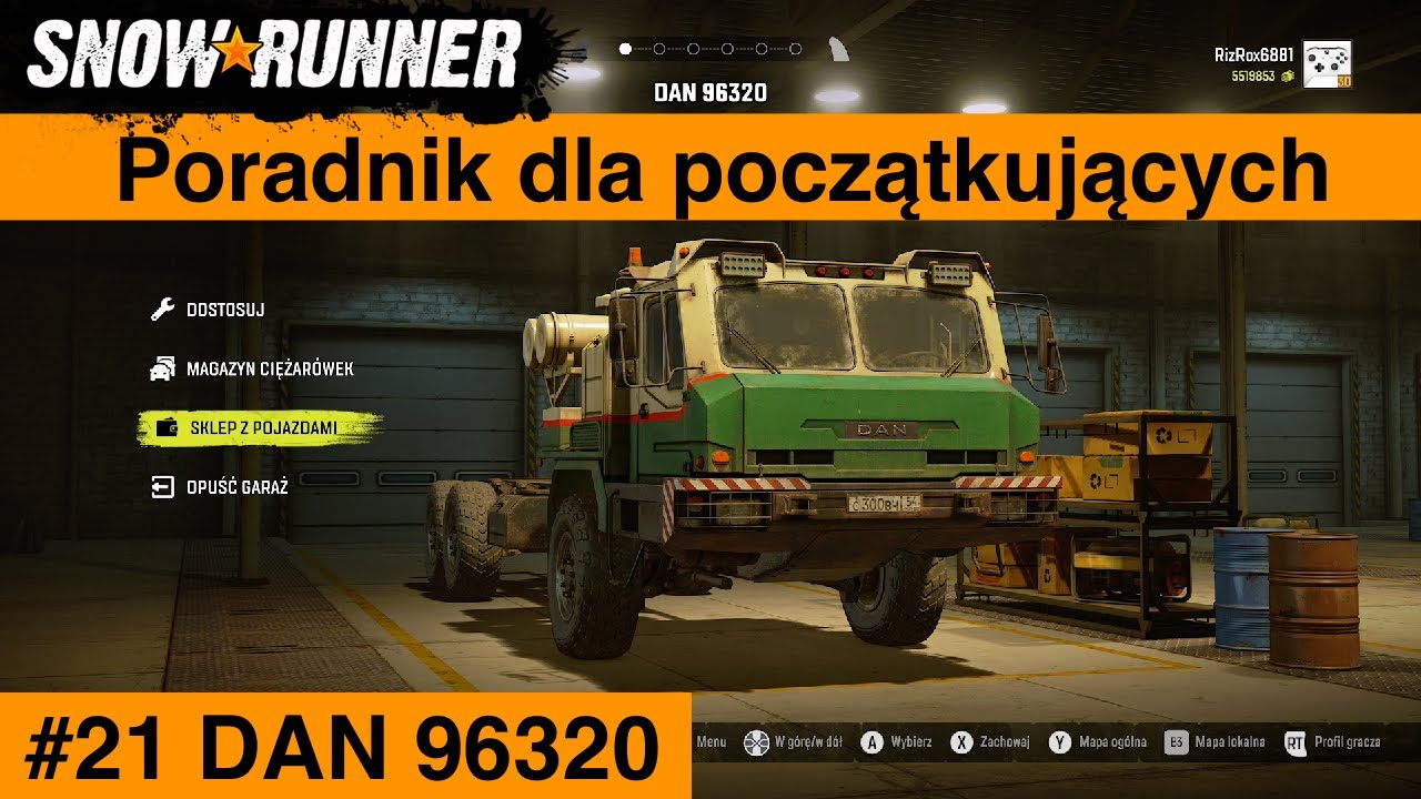 Snowrunner Poradnik dla początkujących #21 DAN 96320 - YouTube