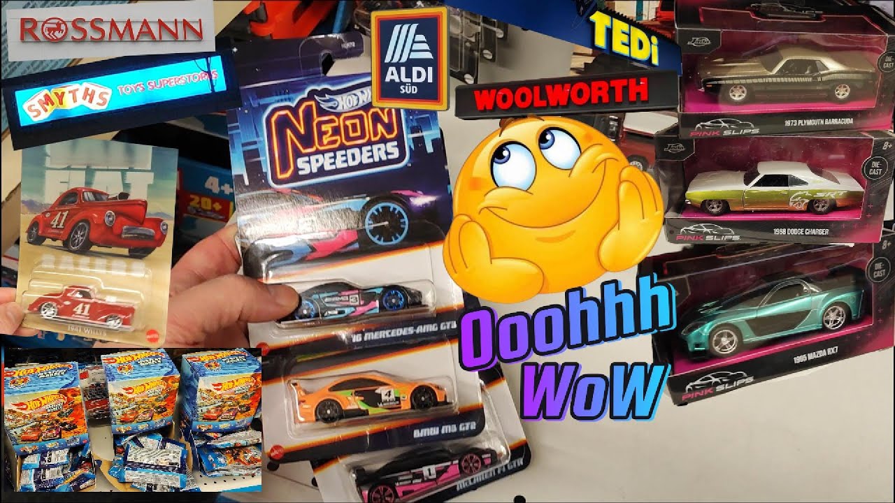 HOT WHEELS ADVENT'S HUNTING. Müller, Aldi, TEDI, Smyth Toy`s.. - YouTube