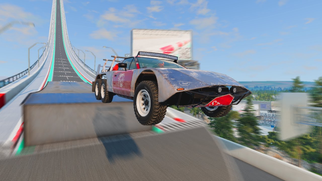 Mix - Long Jump & Damage Cost - Part 1 - BeamNG.drive #12 - YouTube