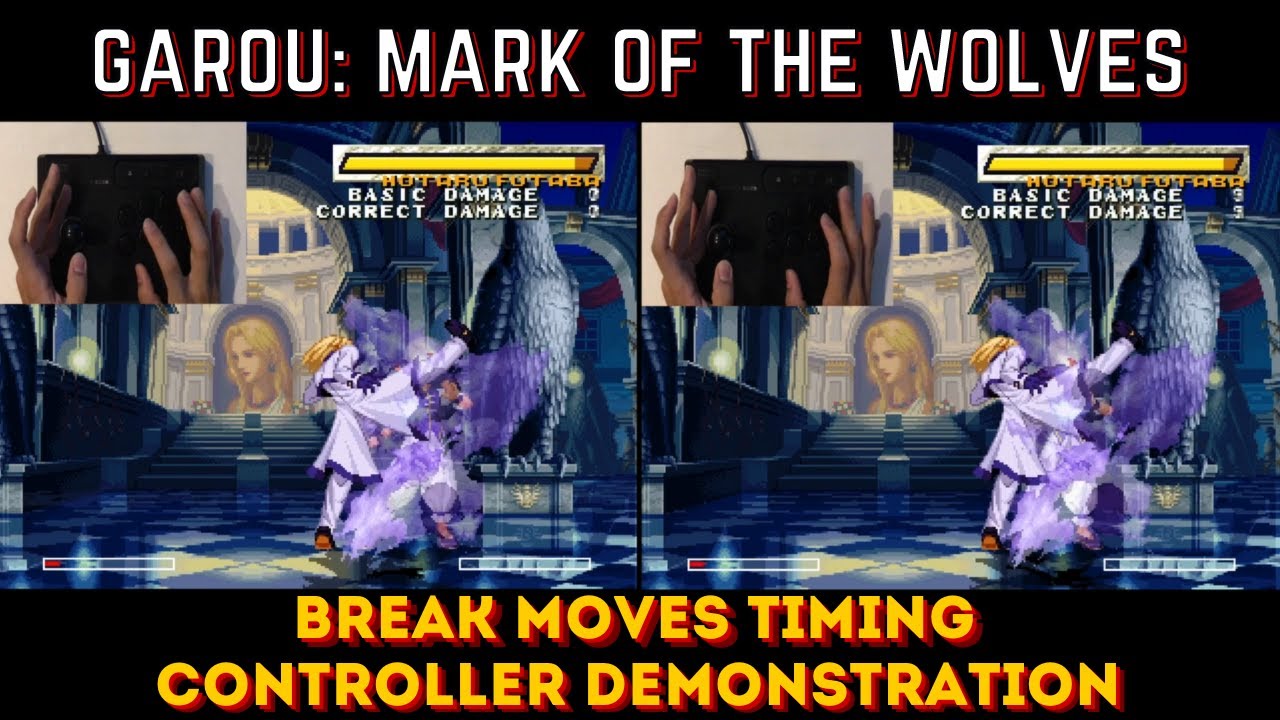 Break Moves Timing Comparison with Controller Demonstration - Garou ...