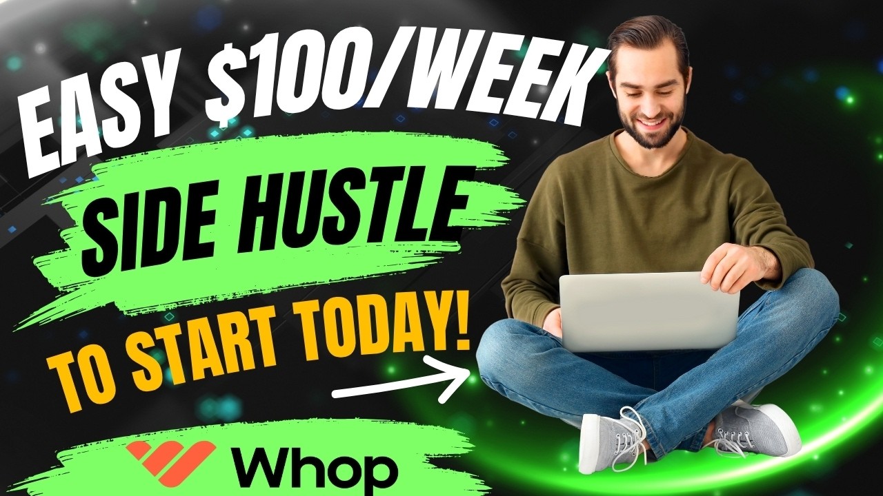 Make Money Online with Whop (Step-by-Step Side Hustle Tutorial) - YouTube