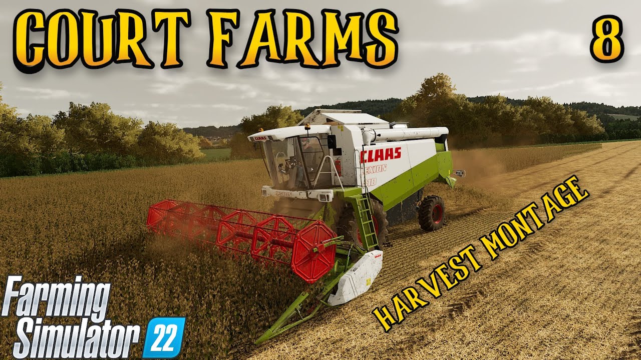 Court Farms | Harvest Contract | FS22 | Let's Play | 8 - YouTube