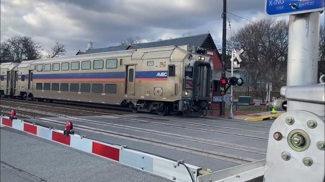 MARC train 884 deadhead Cab car 8048 MP36 14 departs with Dum Dum - YouTube