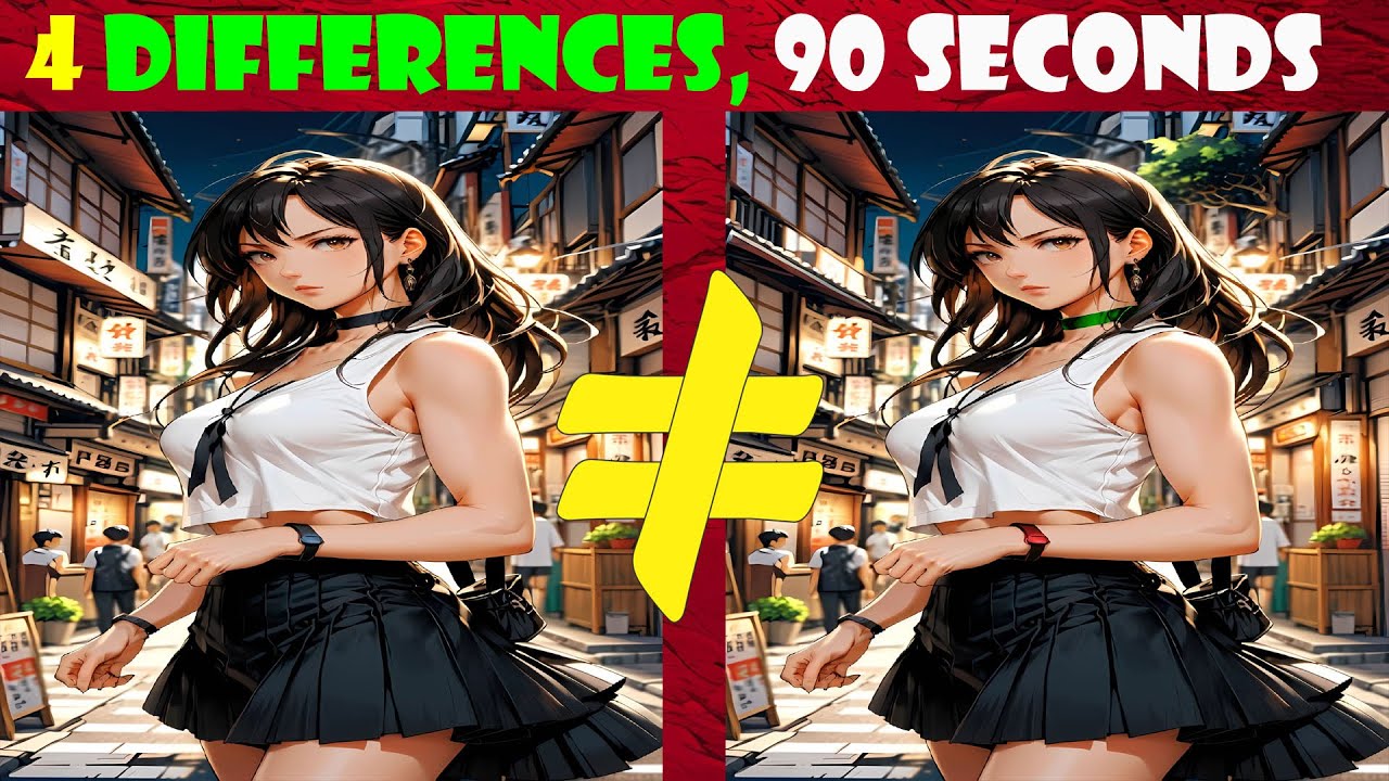 fun challenge, Find the differences the first time - YouTube