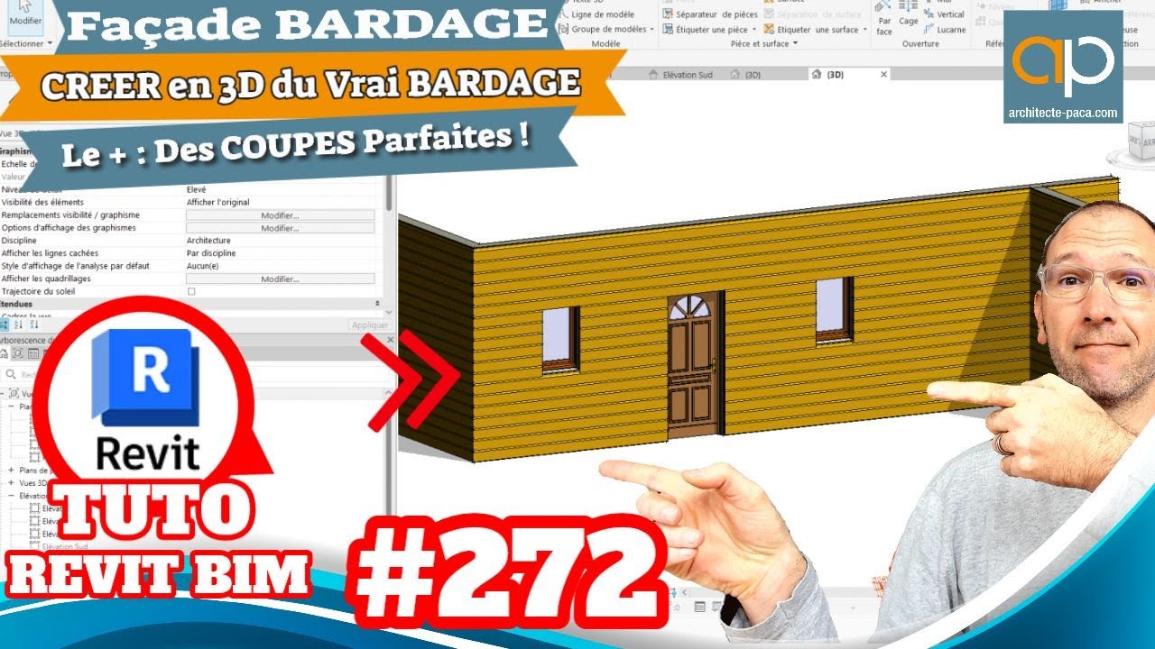 BARDAGE BOIS avec REVIT : L'astuce Ultime pour le réussir aisément ...