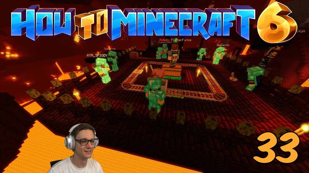 VIKKSTAR'S NETHER CASINO! - Day 33 (How to Minecraft) - YouTube