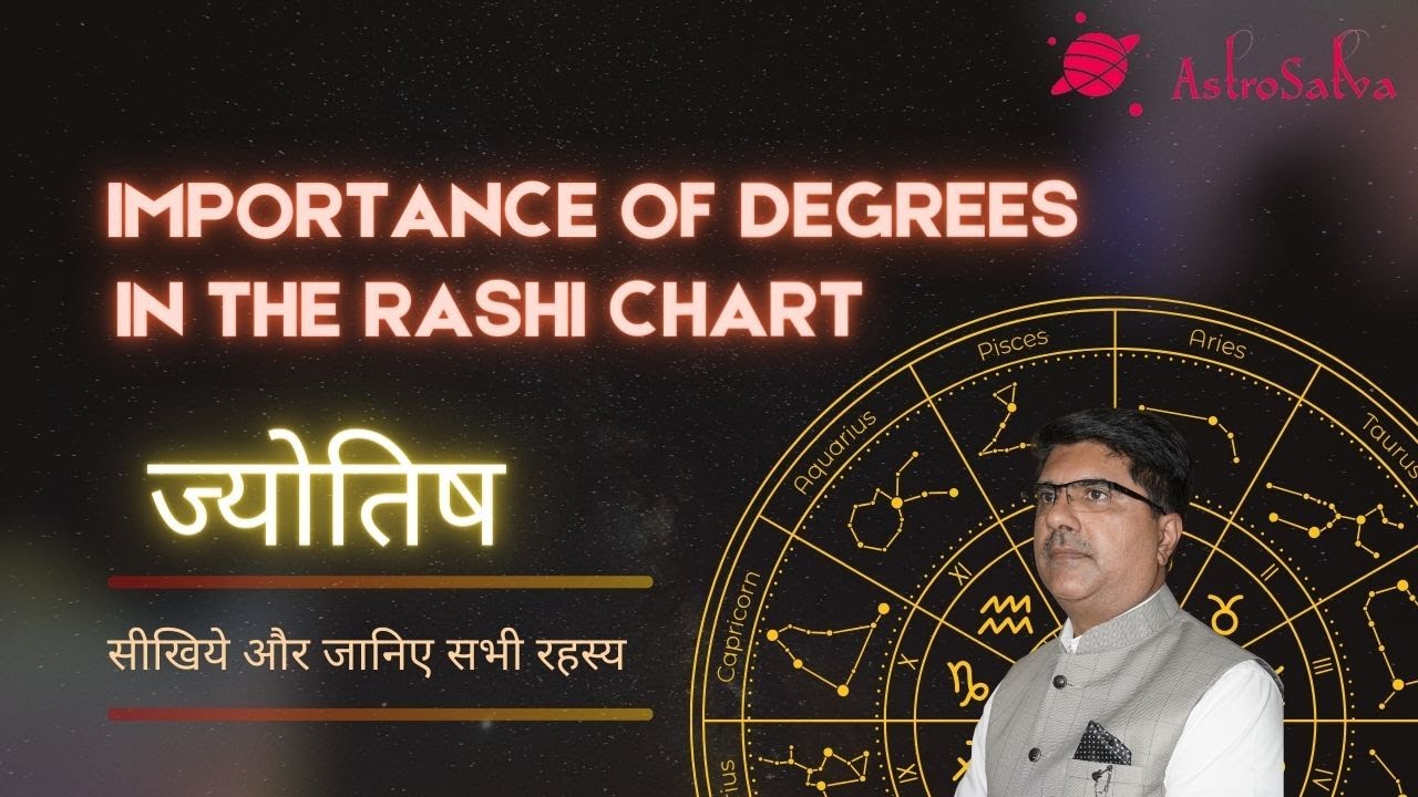 Importance of degrees in the rashi chart - YouTube