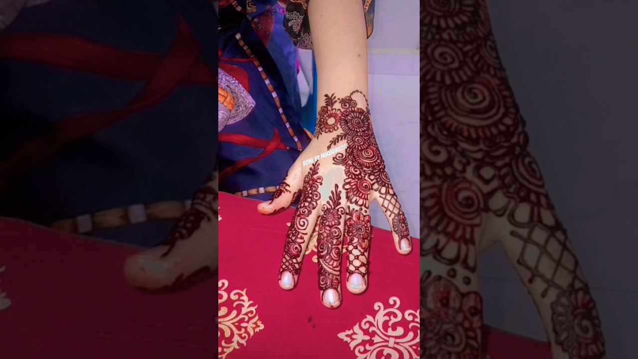 methi Eid Mehdi design #simple#mehndidesign #viralshorts #viralvideo # ...