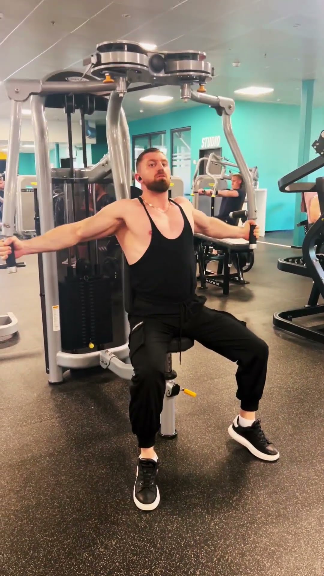 Butterfly machine – chest muscle training#fitness#motivation#natural ...