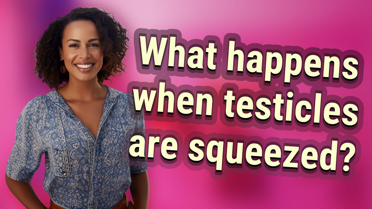 What happens when testicles are squeezed? - YouTube