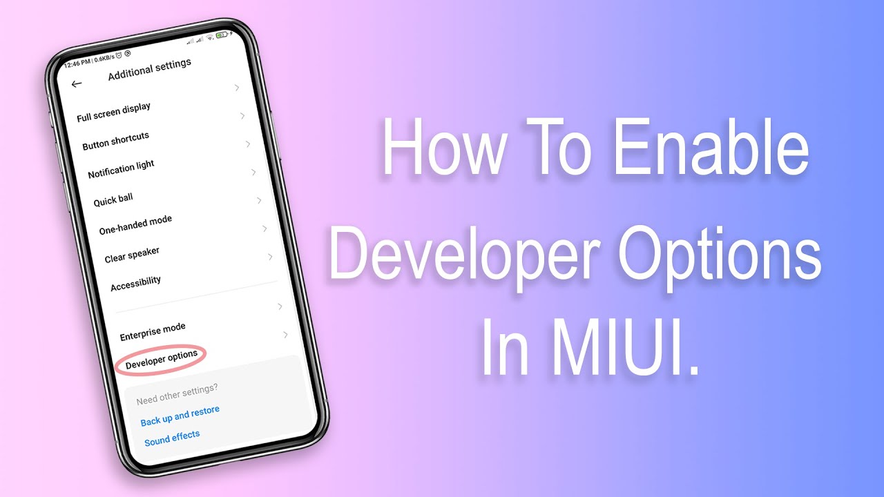 How To Enable Developer Options In MIUI, MIUI 12 | Redmi note 8 & All ...