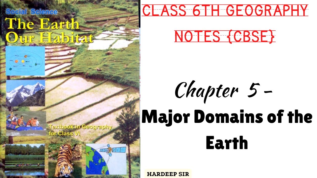 Major Domains of the Earth Full Chapter Class 6 Geography | NCERT ...