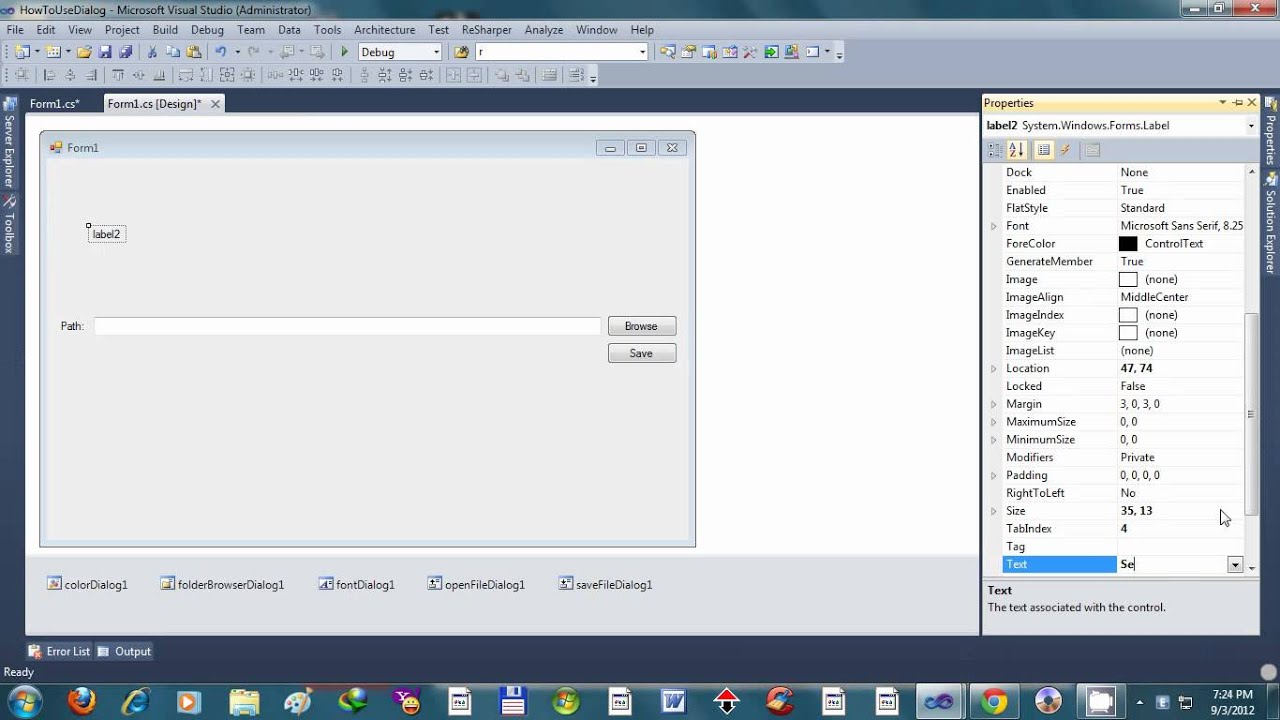 How To Use Dialog Box - Youtube