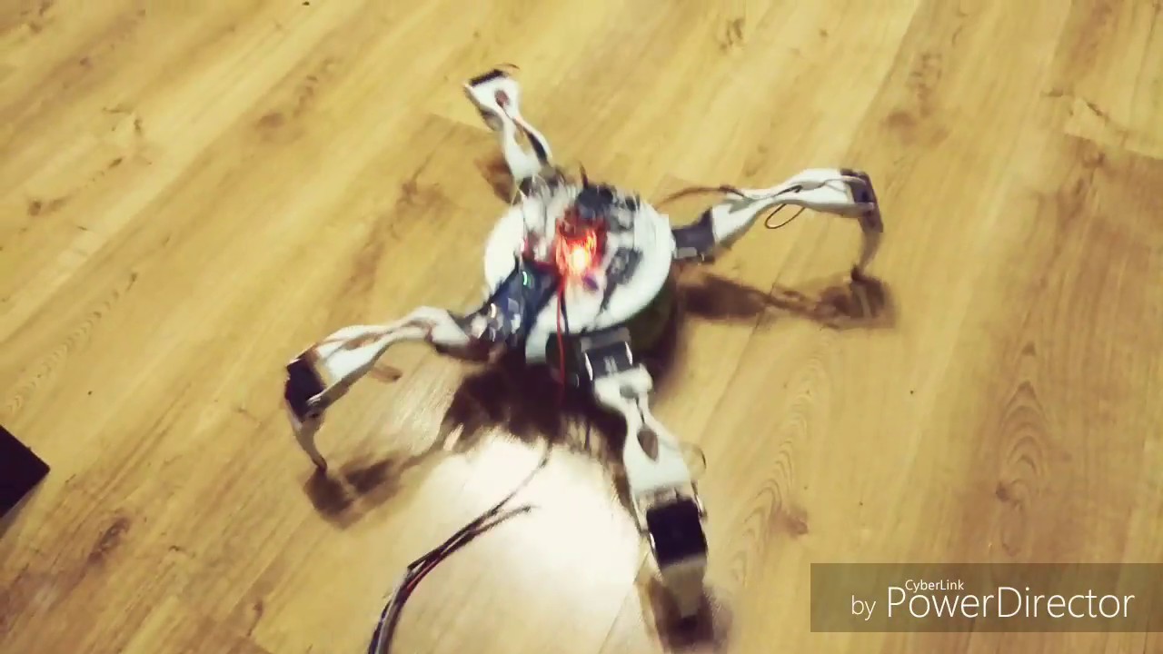Homemade 4-legged robot Arduino - YouTube