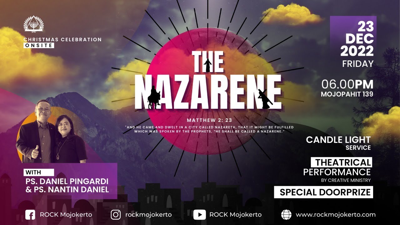 Christmas Celebration - "The Nazarene" | Ps Daniel Pingardi | Jumat, 23 ...