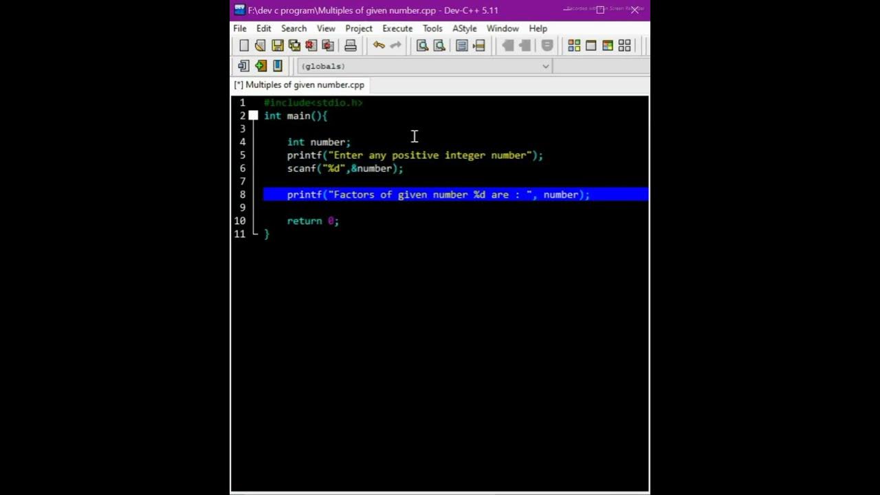 find multiples of given numbers #coding #codinglife #clanguage - YouTube